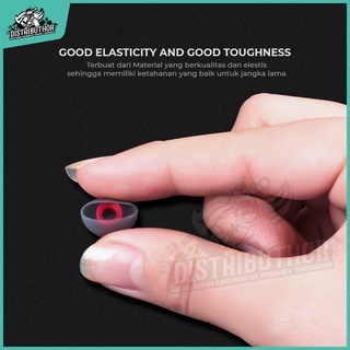 Jual Eartips handsfree karet earphone universal original aman soft ...