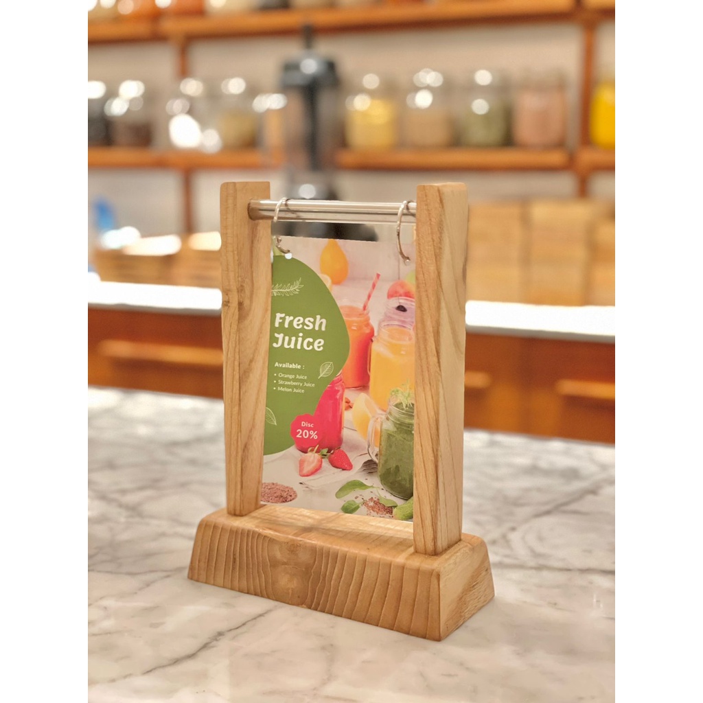 Jual STANDING MENU - PROMO TABLE - NOMOR MEJA RESTORAN - MENU GANTUNG ...