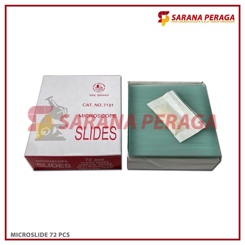 Jual SaranaPeraga - Microscope Slides / Kaca Benda - Alat Peraga ...