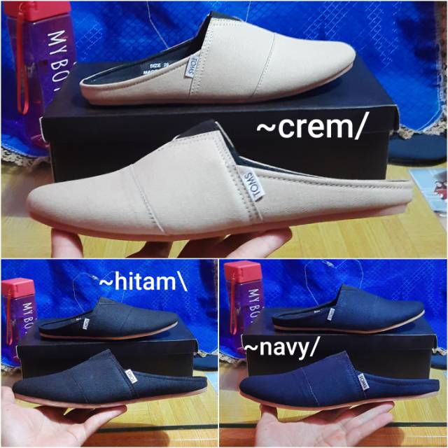 Jual sepatu pria dan wanita bustong slop | Shopee Indonesia