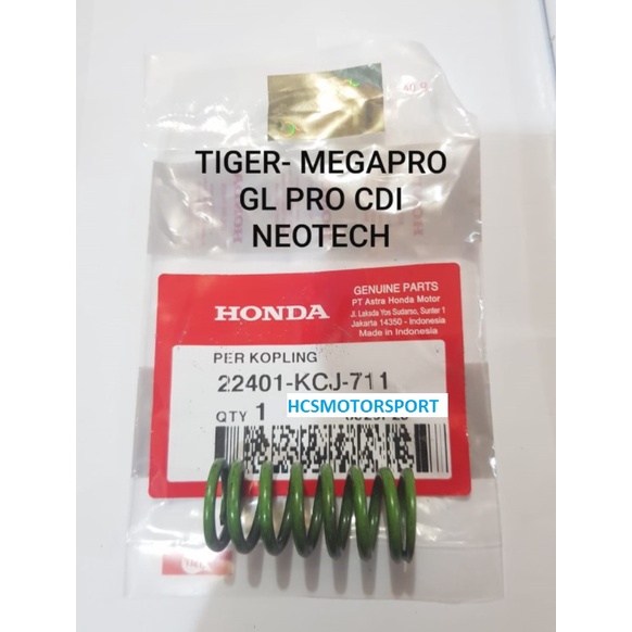 Jual PER KLOS KOPLING TIGER MEGAPRO PRIMUS GL 100 PRO CDI NEOTECH HARGA ...