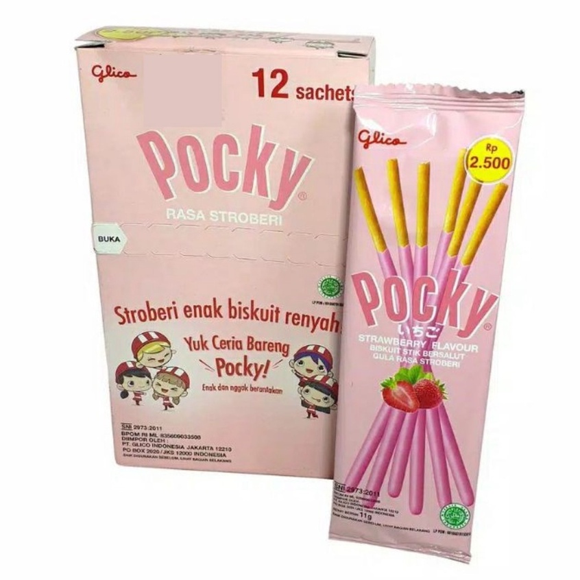 Jual POCKY BISKUIT SACHET BOX | 12pcs | Shopee Indonesia