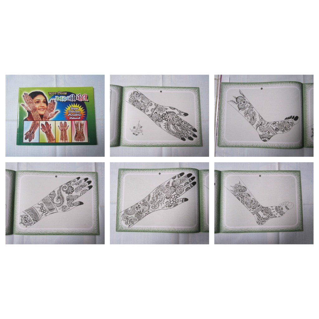 Jual BUKU CONTOH DESIGN HENNA 5 | Shopee Indonesia