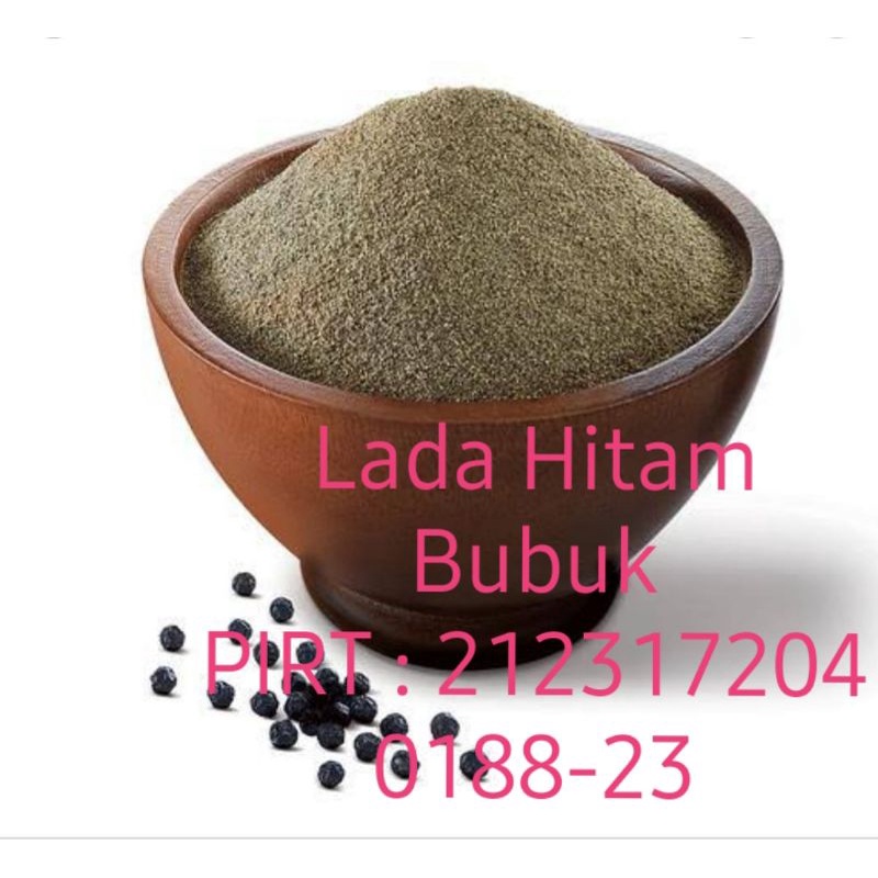 Jual Pure Black Pepper Powder / Grade A / Lada Hitam Bubuk 1Kg | Shopee ...
