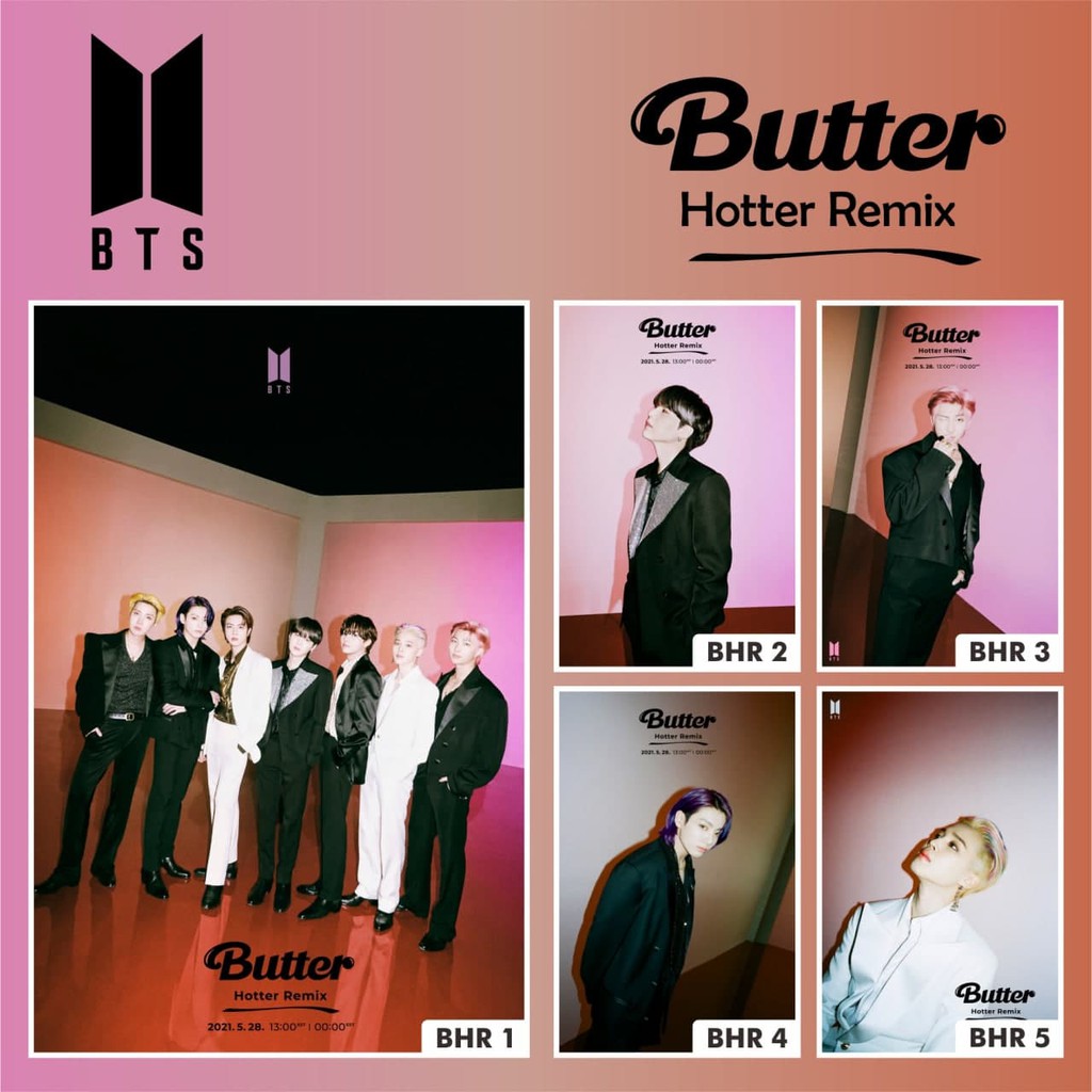 Jual POSTER KPOP BTS BUTTER HOTTER REMIX | Shopee Indonesia
