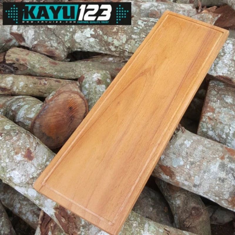 Jual Cutting Board 60x20 cm Talenan Kayu Line Edge (WCB-22) | Shopee ...