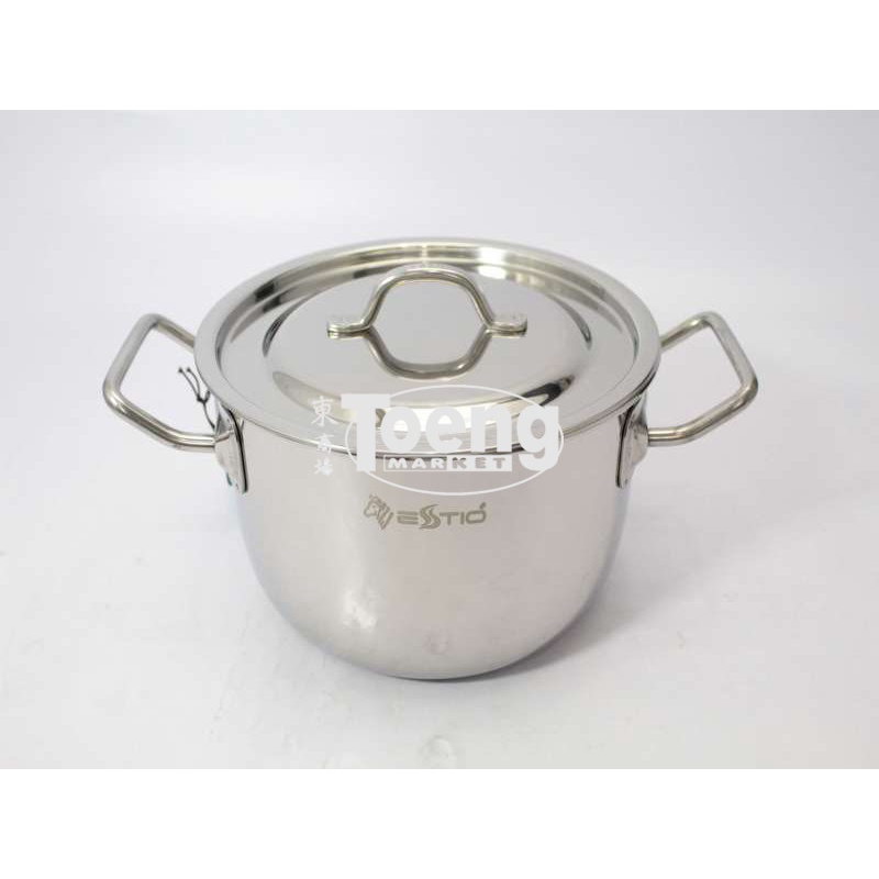 Jual PANCI MASAK / SAUCEPOT S/S 20cm ESTIO PRO 162292 ZEBRA | Shopee ...