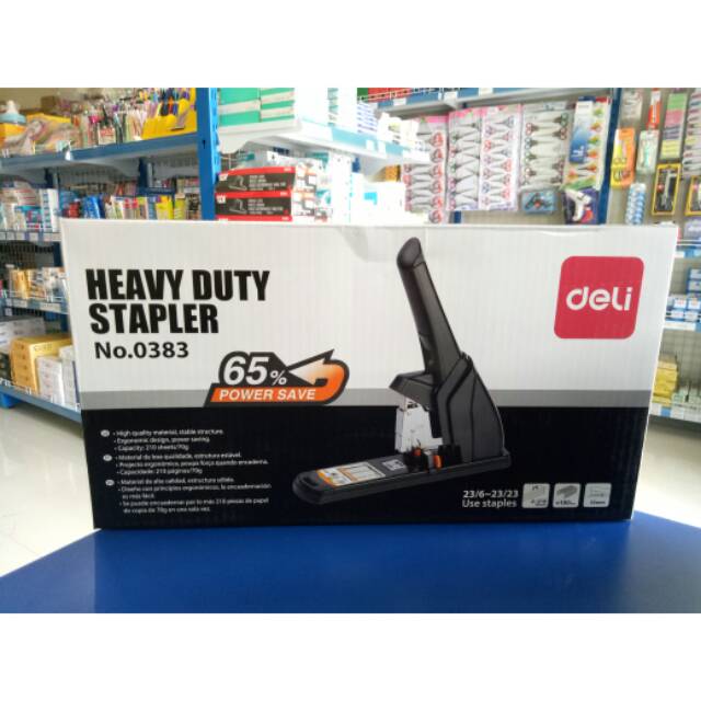Jual Stapler Besar Deli no 0383 heavy duty | Shopee Indonesia
