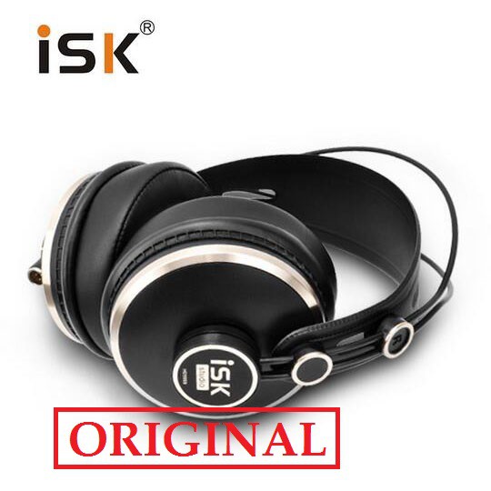 Jual ISK Original Pro HD Monitoring Headphone Fully Enclosed Mixing DJ Recording Studio - HD9999 ...