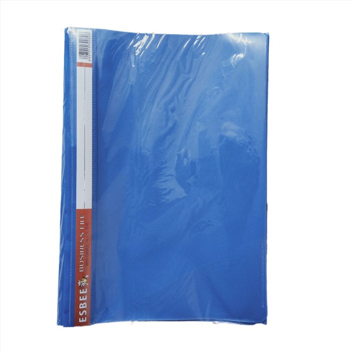 Jual Esbee Business File F4 - Biru (Harga 1 Pak 12 Pcs) - Map Plastik ...