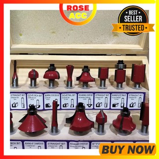 Jual Dijual Mata Router Mata Profil Mata Trimmer Set Router Bit Set ...