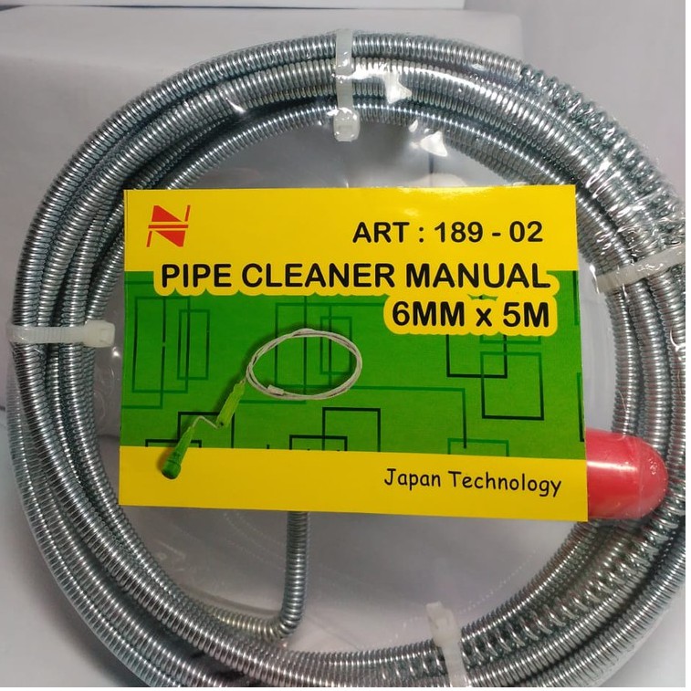 Jual NANKAI 5 METER MANUAL PIPE CLEANER ALAT PEMBERSIH SALURAN PIPA AIR WC WASTAFEL MAMPET ...