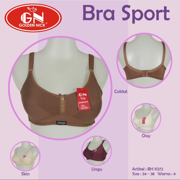 Jual BH K372|BH GOLDENNICK|BH SPORT|SPORT BRA|BH TANPA KAWAT|BH BUSA ...