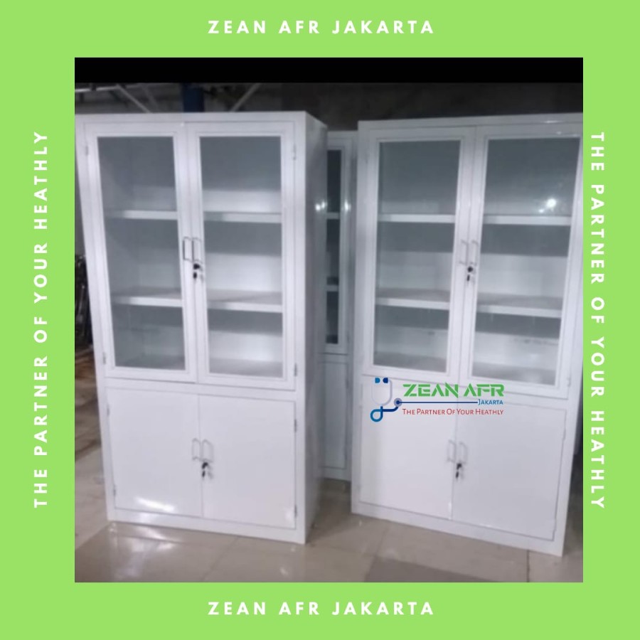 Jual Lemari Instrumen / Lemari Obat Rumah Sakit 2 Pintu | Shopee Indonesia