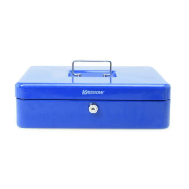 Jual Krisbow Cash Box 12 Inch Biru - Safety Box 30 Cm | Shopee Indonesia