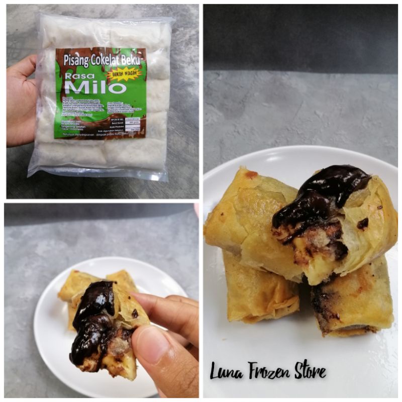 Jual Pisang coklat rasa mil0 isi 10pcs / piscok mil0 bikin nagih frozen ...