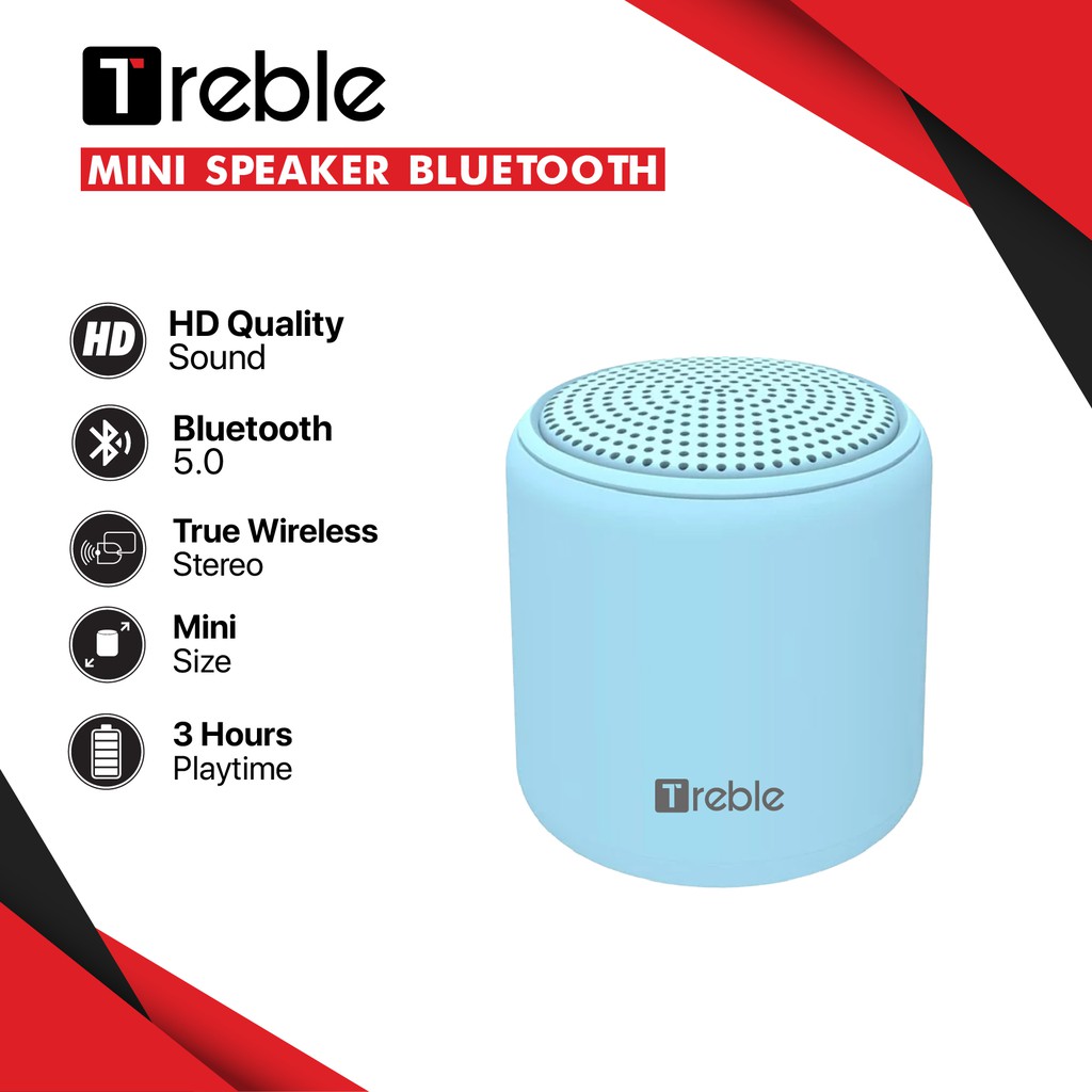 Jual Treble JM TWS Speaker Mini Portable Stereo Bluetooth 5.0 - TSP1 | Shopee Indonesia