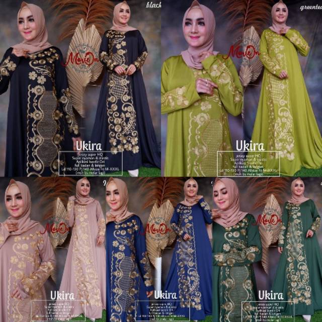 Jual Maxi maxy dress ukira ukiran bordir maisha rabel rampela brigita ...