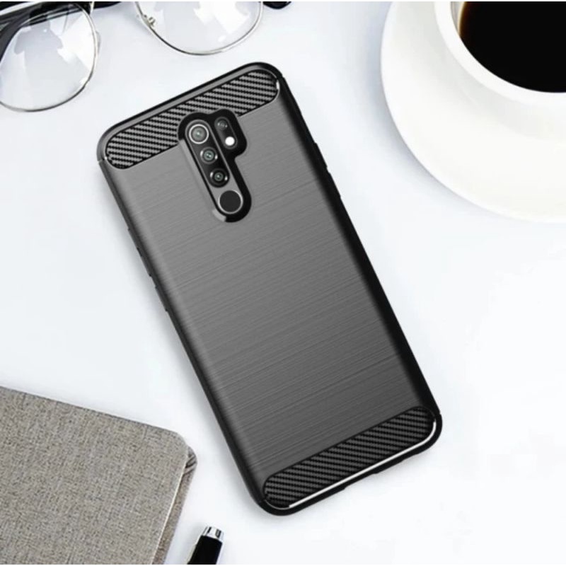 Jual XIAOMI REDMI 9 SOFT CASE CARBON FIBER CASE SILICON CASING COVER ...