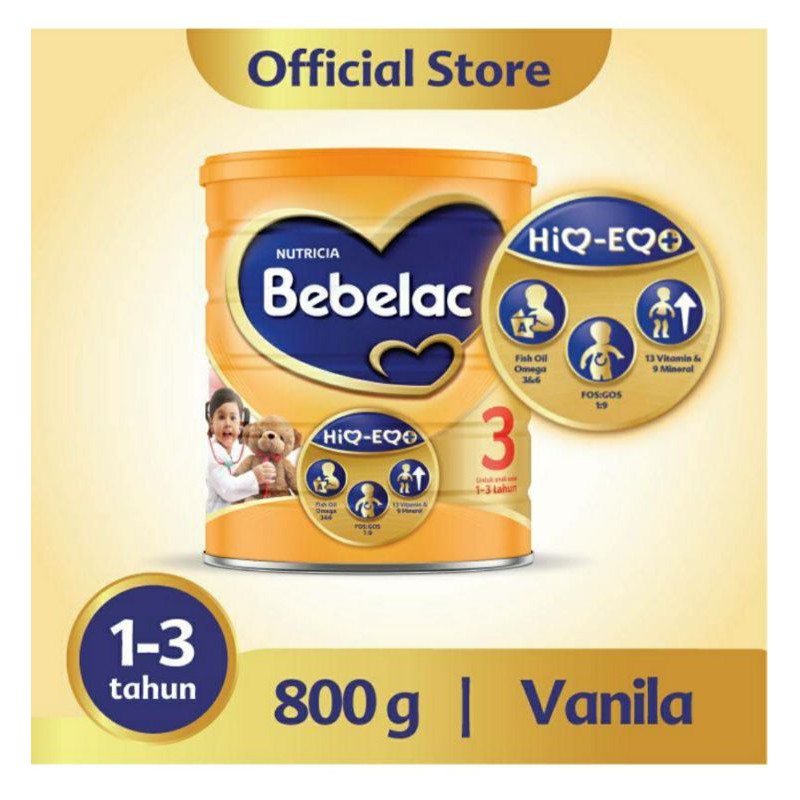 Jual Bebelac 3 Susu pertumbuhan untuk Anak Usia 1-3 Tahun | Shopee ...