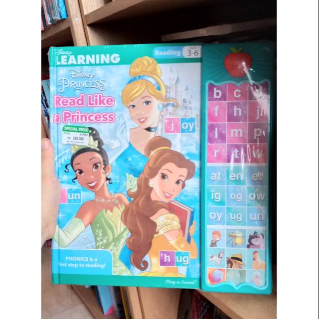 Jual Disney Princess Sound Book Learning Read like a Princess ...