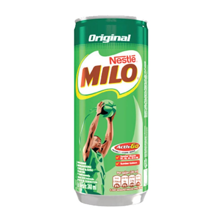 Jual Milo Original Kaleng 240 ml | Shopee Indonesia