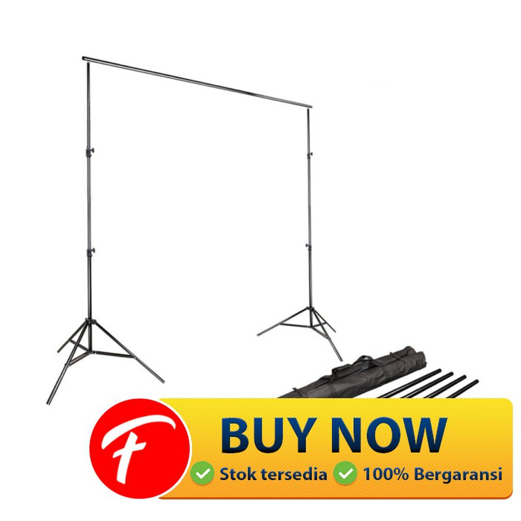 Jual Bracket Stand 3m untuk Backdrop Foto Studio 190 x 300 cm | Shopee ...