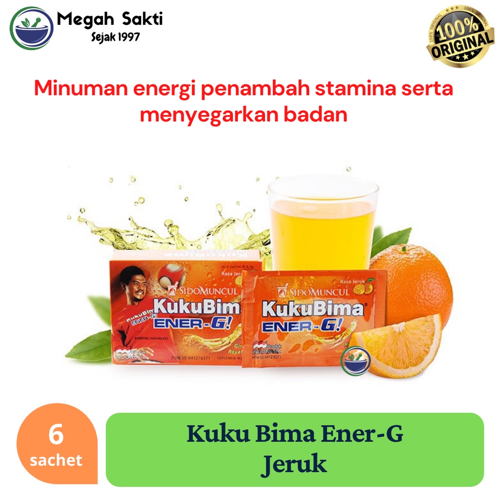 Jual MGS - Duyung - Kuku Bima Ener-G Vit C1000 Jeruk 6's - Minuman ...