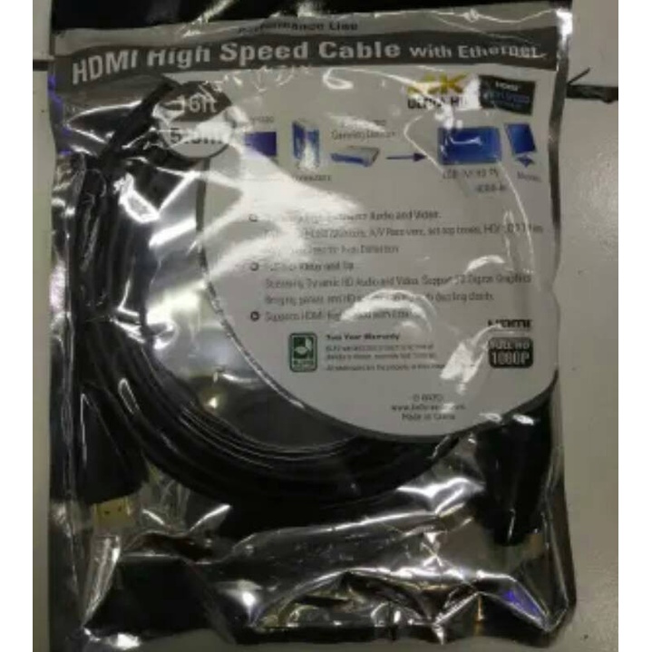 Jual Kabel HDMI 5 Meter V1.4 Merk BAFO | Shopee Indonesia
