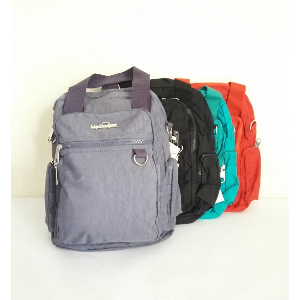 Jual 8402 Tas kipling cewek 4in1 tangan/shoulder/ransel tali kuat anti ...