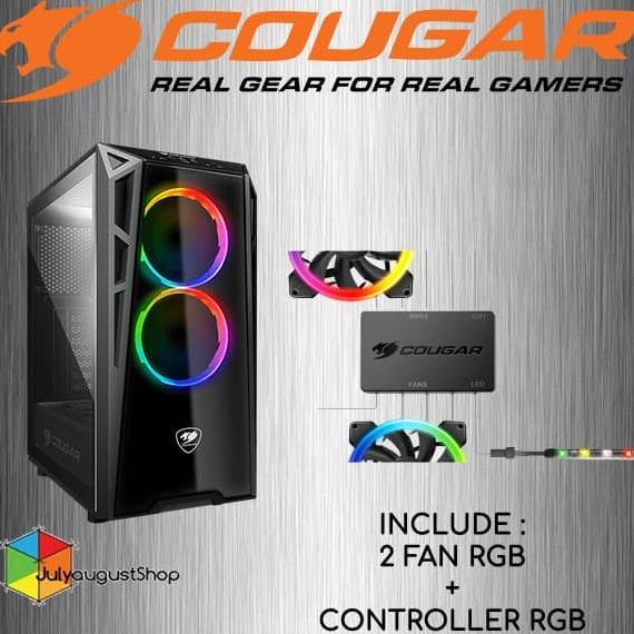 Jual Cougar Gaming Turret Rgb - 2 Fan Rgb + Controller Rgb - Case ...