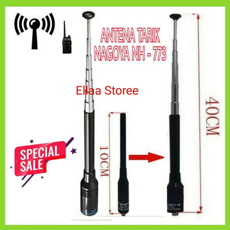 Jual Antena HT Nagoya NA -773 Sma Female Bisa Di Tarik | Shopee Indonesia