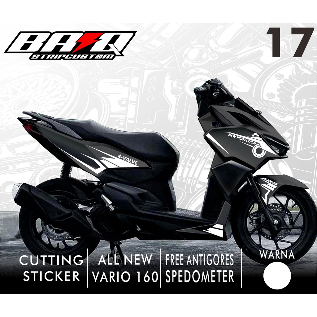 Jual Cutting Sticker Vario 160 NEW - Aksesoris Motor Stiker Honda Vario New Variasi Vario Gold ...
