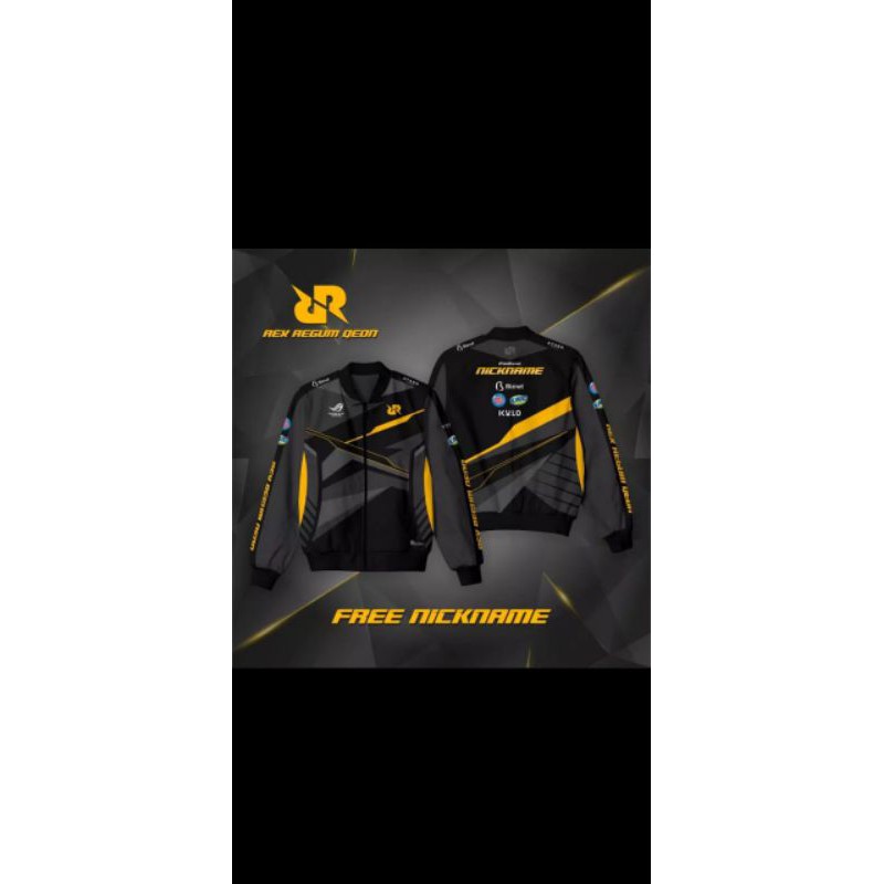 Jual JAKET RRQ TERBARU CUSTOM FREE NICKNAME DAN LOGO | Shopee Indonesia