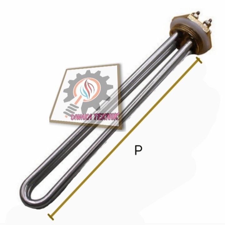 Jual Element Pemanas Air, Heater Immersion (1 Inch X P 180mm) 220V ...