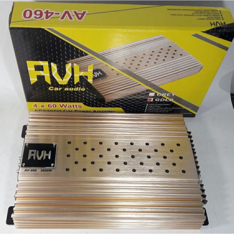 Jual Power Amplifier AVH AV-460 4-Channel | Shopee Indonesia