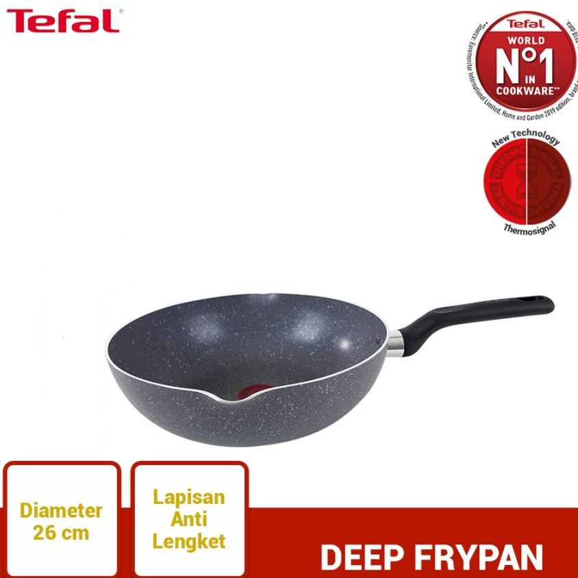 Jual TEFAL Panci Penggorengan 26CM - Natura Deep Frypan | Shopee Indonesia