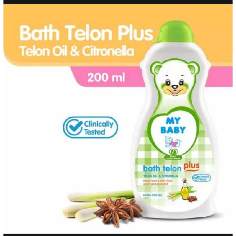 Jual MY BABY Bath Telon 200ml (BACA DESK/CO=NO RETUR/KOMPLAIN) | Shopee ...