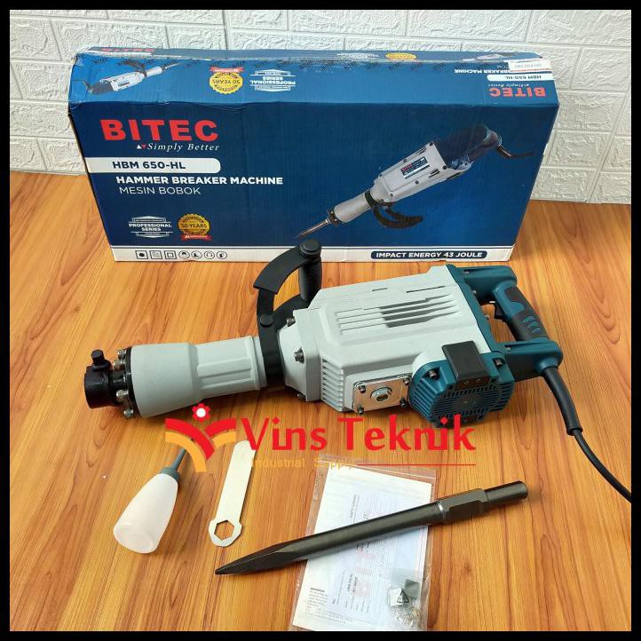 Jual Mesin Bobok Beton Demolition Jack Hammer Hbm650 Bitec Hbm 650 | Shopee Indonesia