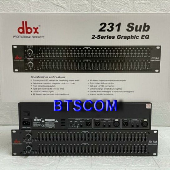 Jual EQUALIZER DBX231 DBX 231 PLUS SUBWOOFER TERBAIK EKUALISER SUB OUTPUT | Shopee Indonesia