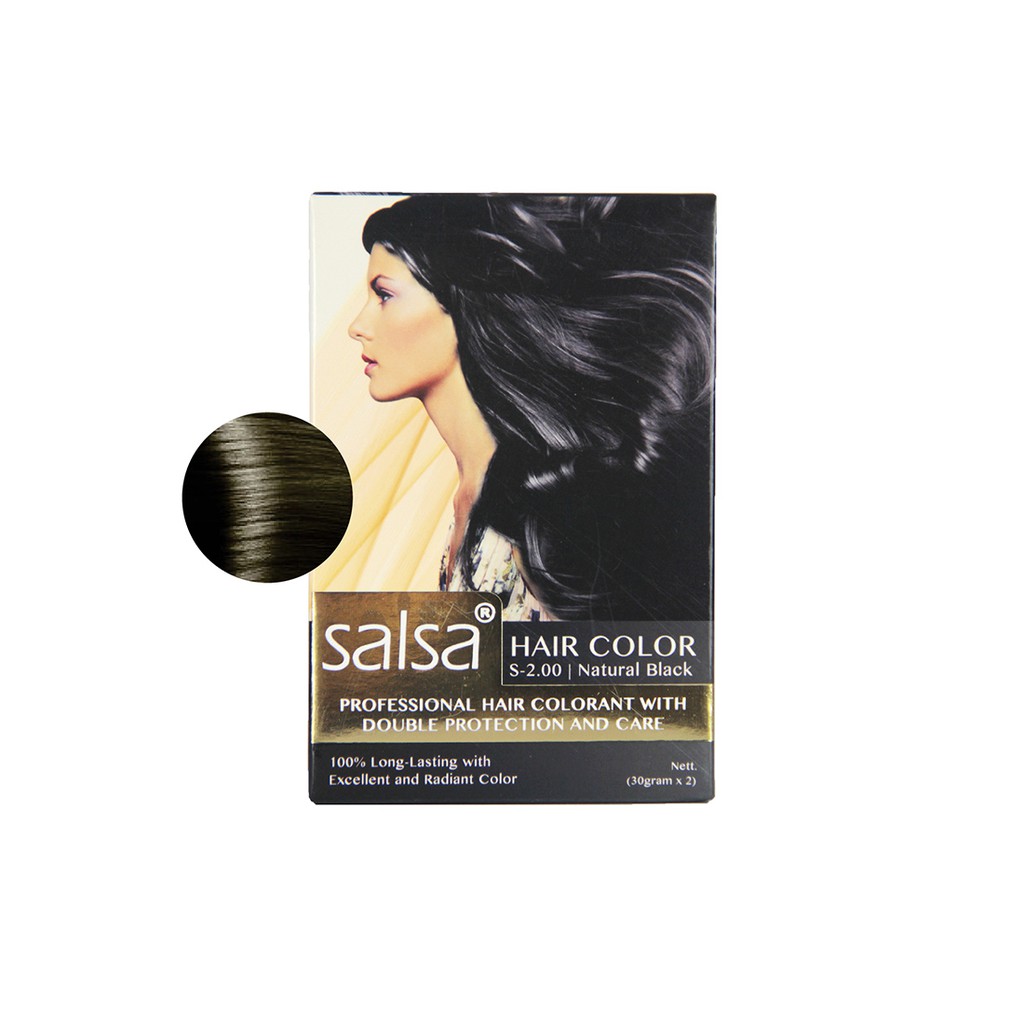 Jual Hair Color Salsa/ Cat Rambut Salsa Halal Original varian (Natural ...