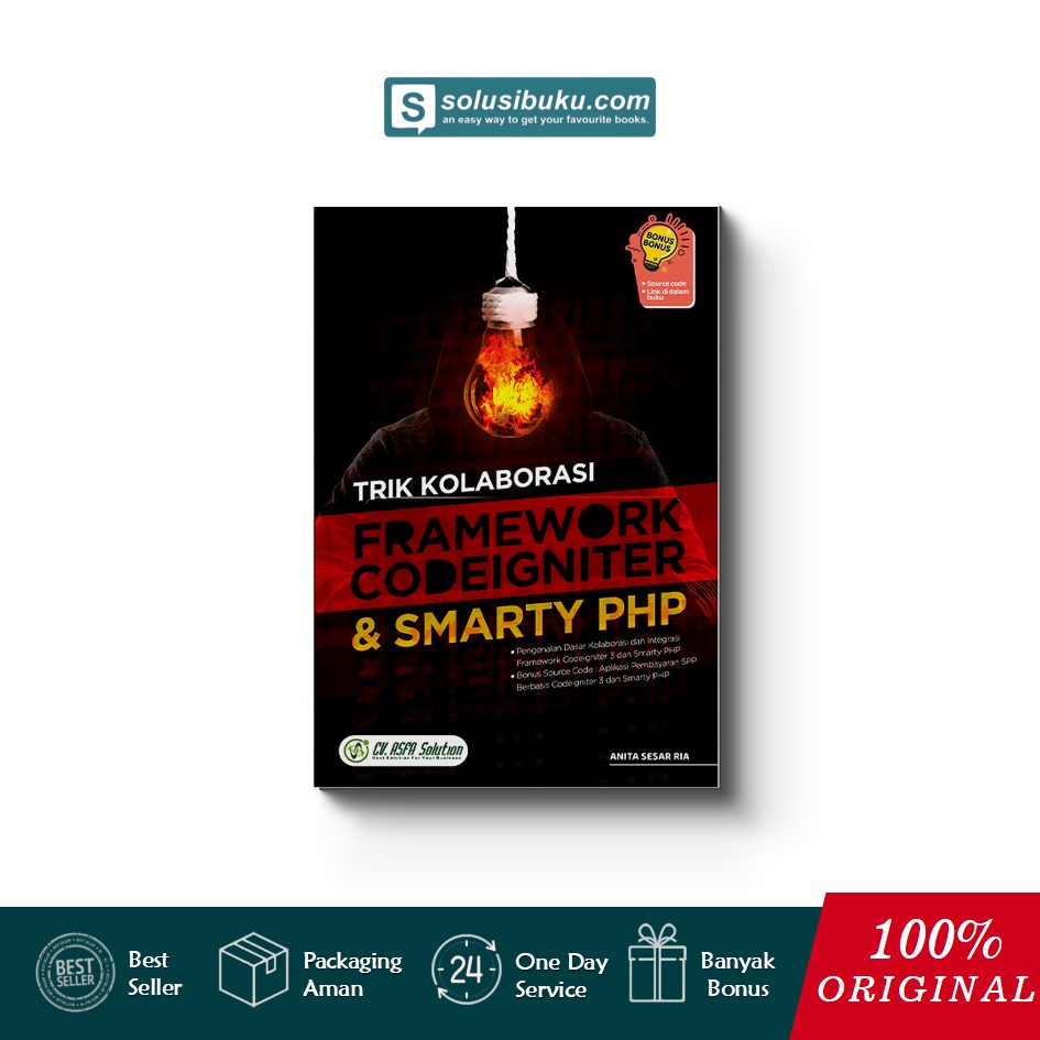 Jual Buku Trik Kolaborasi Framework Codeigniter & Smarty PHP - CV Asfa ...