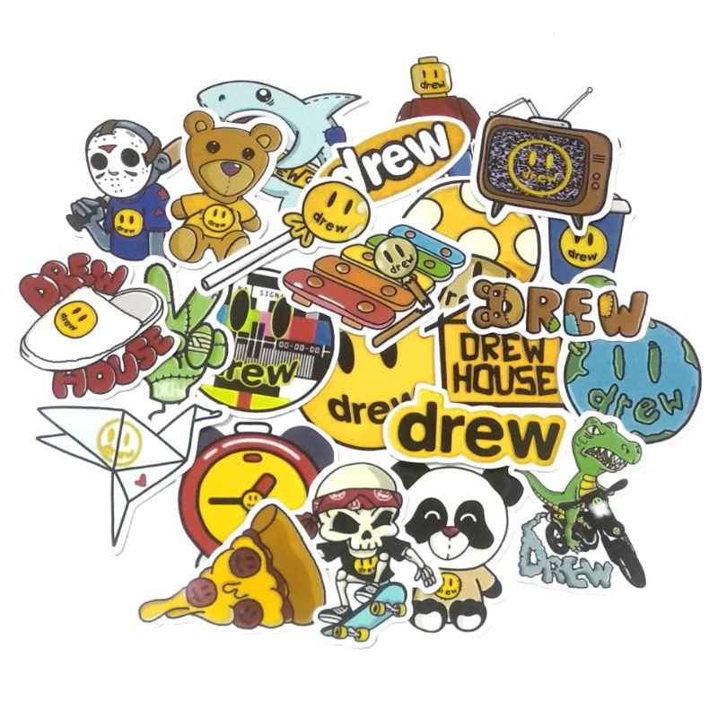 Jual STICKER DREW HOUSE JUSTIN BIEBER TUMBLR | Shopee Indonesia