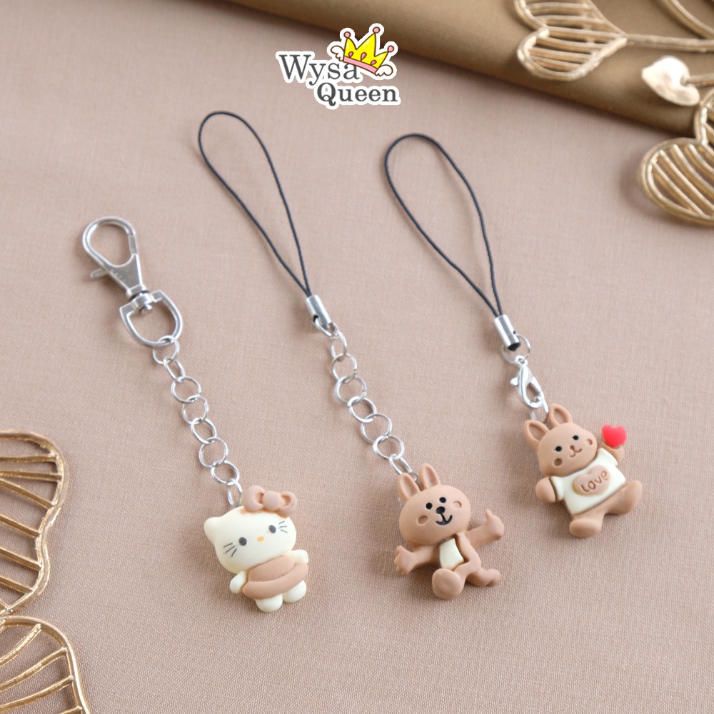 Jual Gantungan Handphone/ Kunci/ Keychain Phone Mini Strap Choco Isi 3 ...