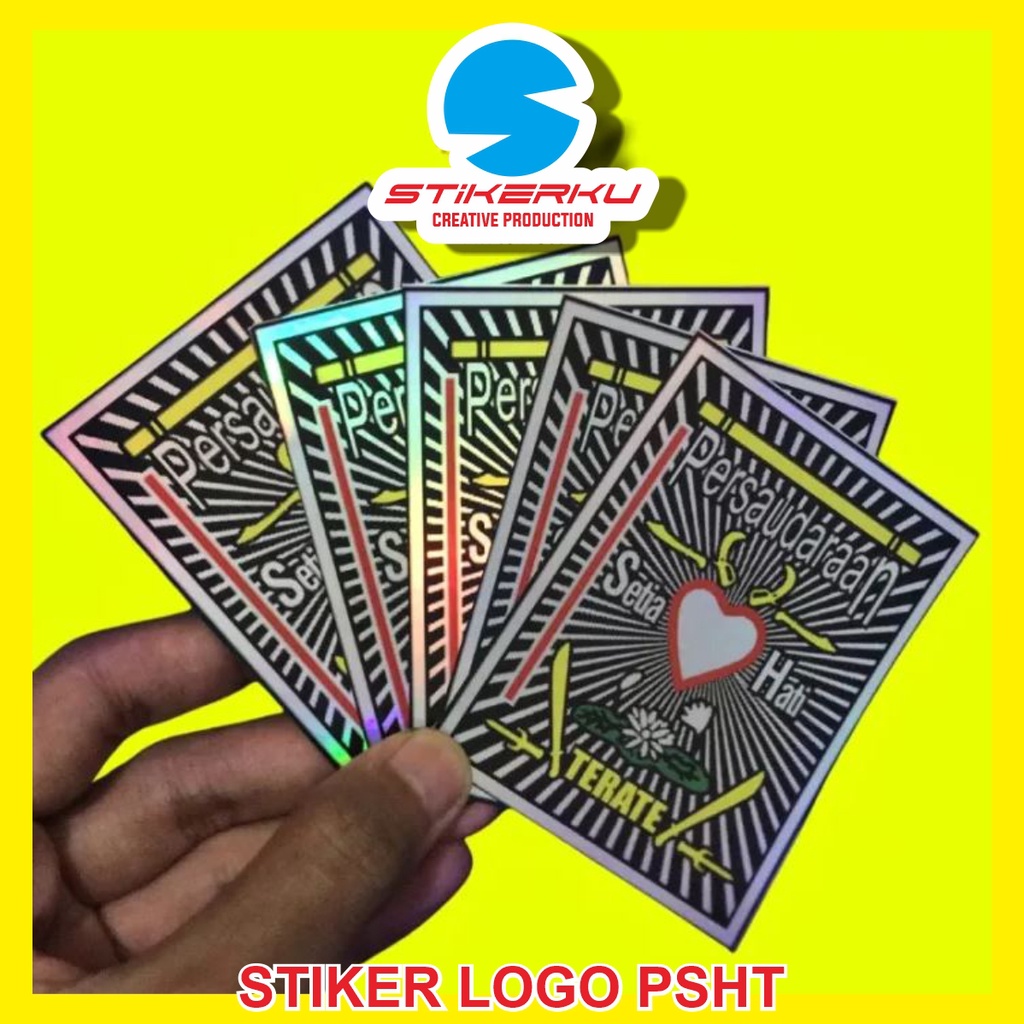 Jual Stiker Lambang Logo Psht Sh Terate Vinyl Printing Hologram Ukuran ...