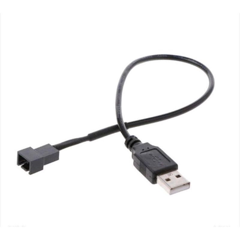 Jual Kabel Adapter Converter USB Male to 4 Pin Female PWM Fan to usb ...