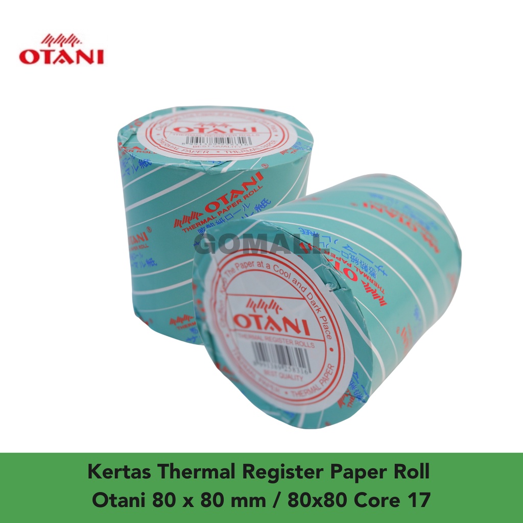 Jual Otani Kertas Thermal Paper Kasir POS 80x80mm 1 Roll | Shopee Indonesia
