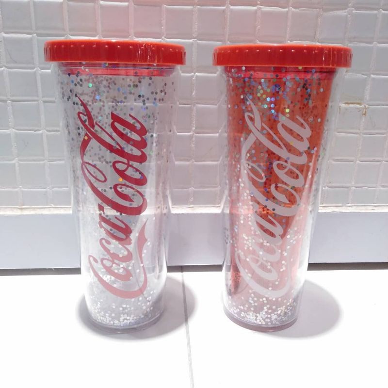 Jual Miniso Coca Cola Large Straw Water Bottle 720ml | Shopee Indonesia