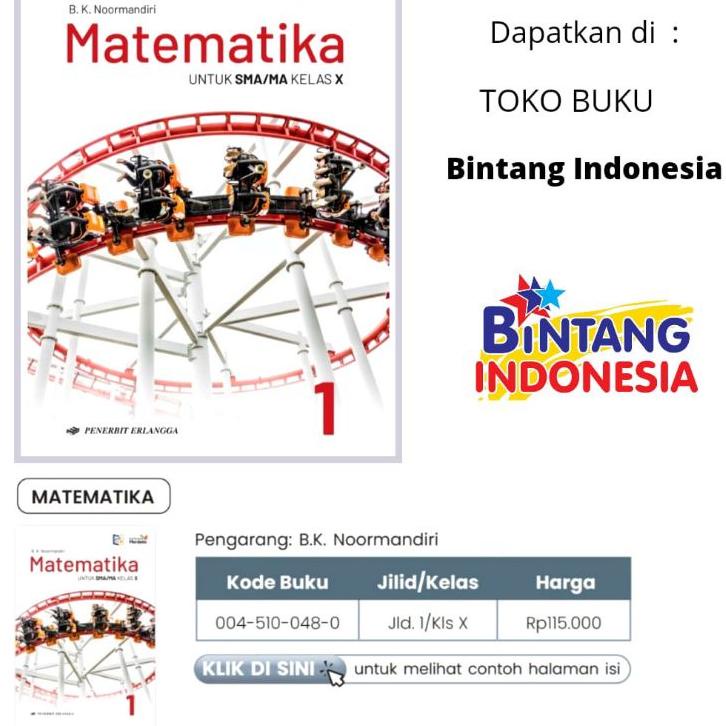 Jual Dijamin Miring harga.. Bintang Indonesia Jakarta - Matematika ...