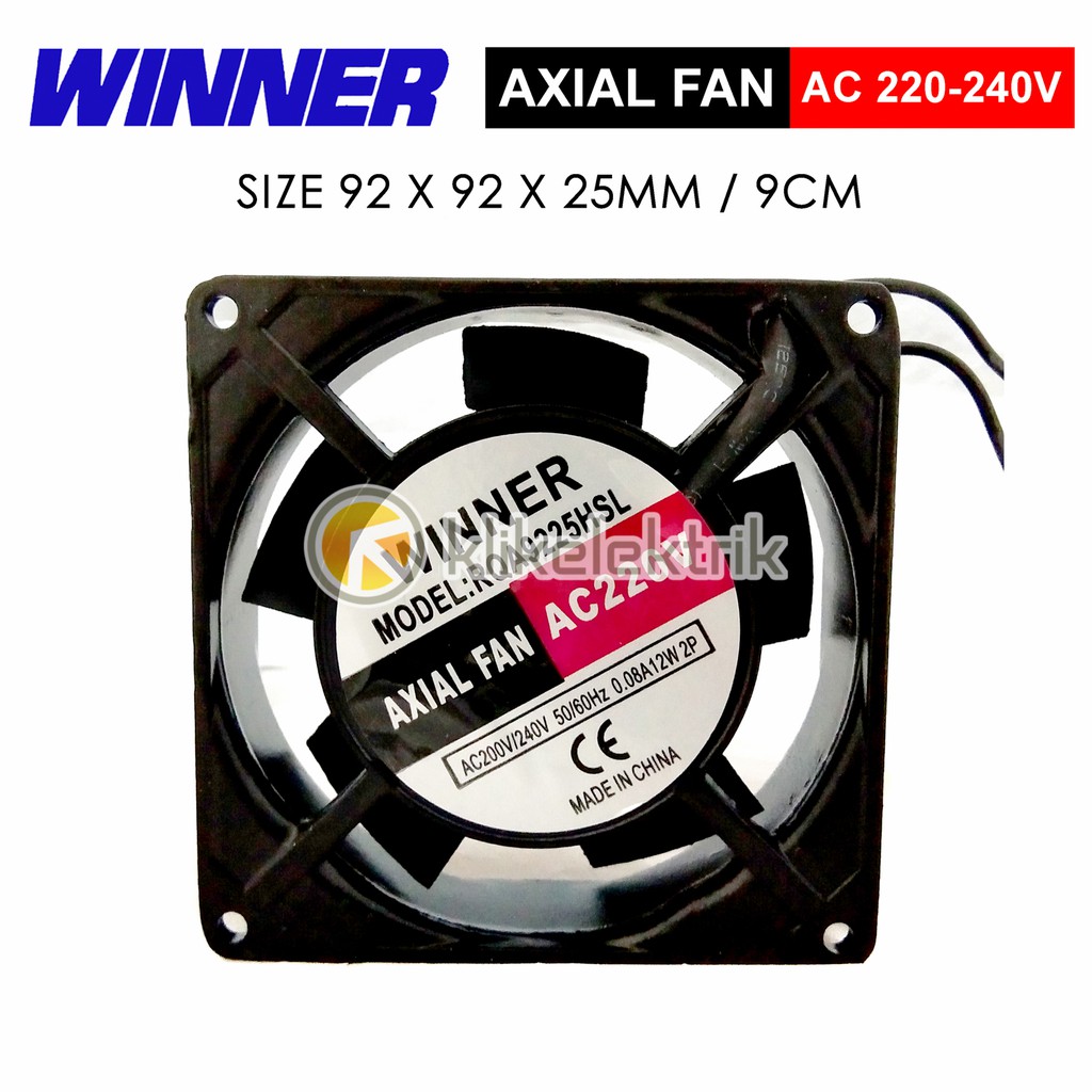 Jual KIPAS PENDINGIN 8CM ATAU 9CM TEBAL 25MM COOLING FAN BLOWER ...